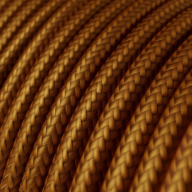 Cable redondo tejido en whisky Creative Cables – A Escala